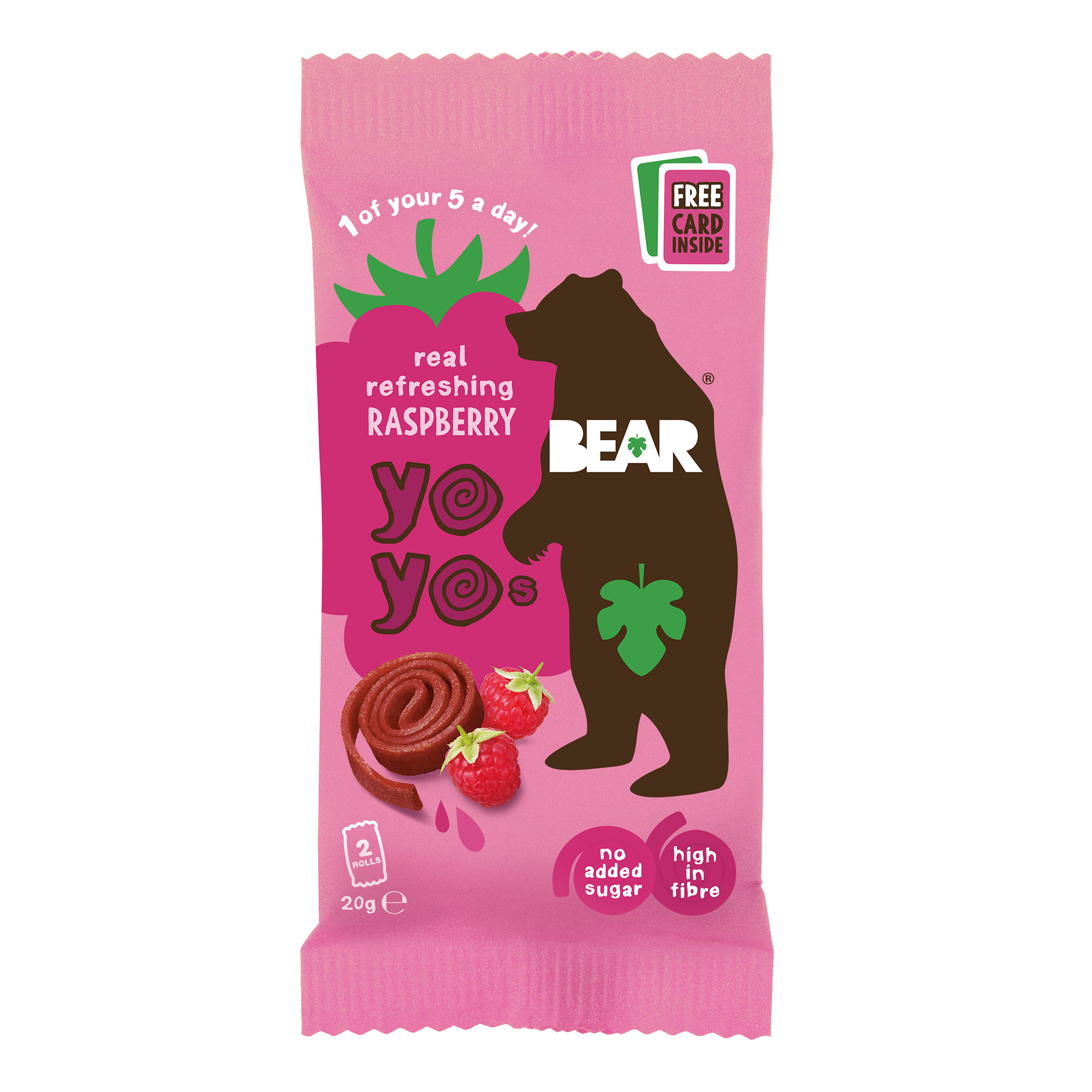 Bear | Bear Yo-Yo's - Raspberry (18x20g) | Delivered Wholesale