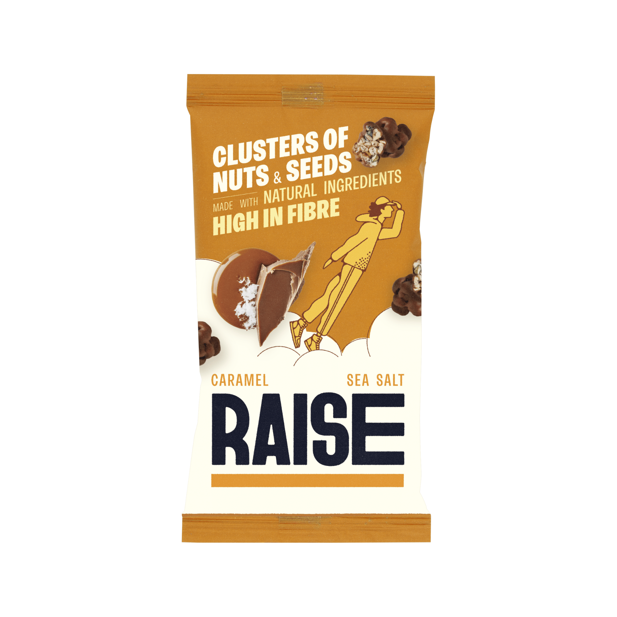 Raise | Raise Nut & Seed Clusters - Caramel Sea Salt (12x35g ...